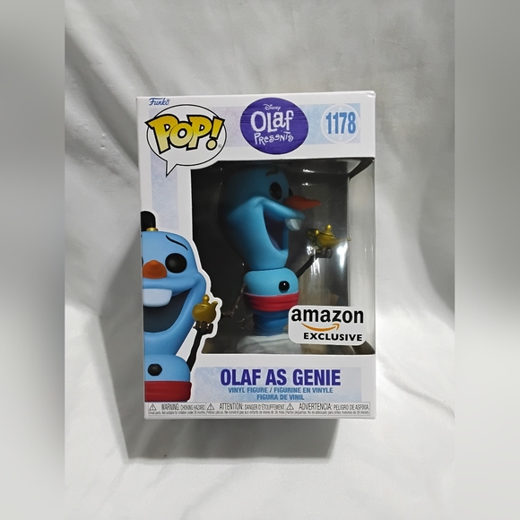 Funko | Toys | Funko Pop Olaf As Genie 178 Amazon Exclusive Disney ...